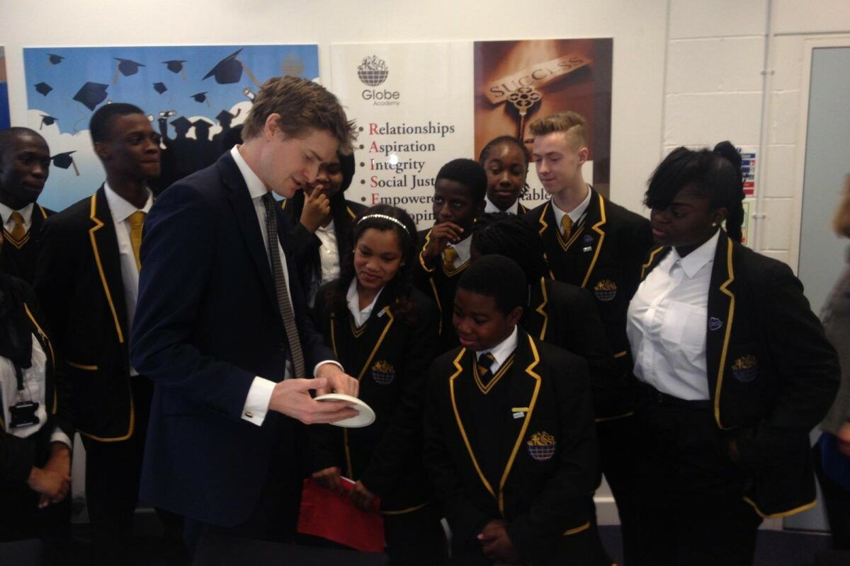 Shadow Education Secretary visits ARK Globe to meet high-flying ...